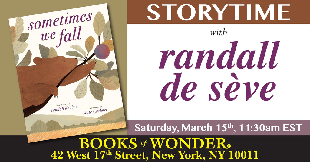 Storytime with the Author | Randall de Seve – Books of Wonder