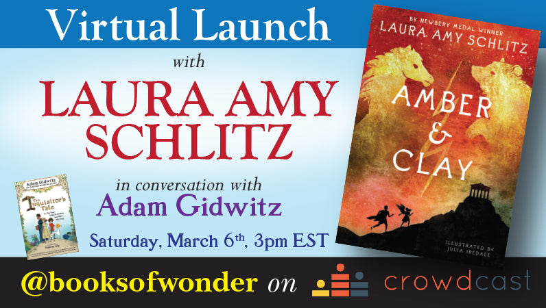Virtual Launch For Amber & Clay By Laura Amy Schlitz – Books of Wonder