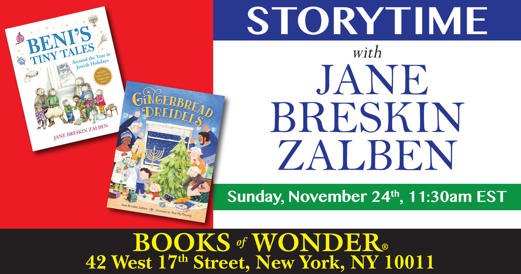 Storytime with Jane Breskin Zalben – Books of Wonder