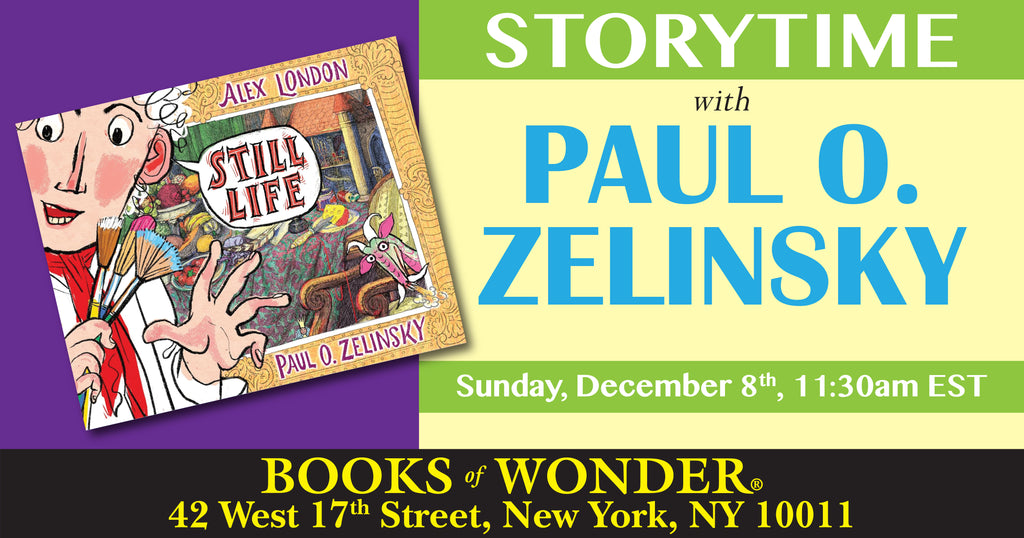 Storytime with the Artist | Paul O. Zelinsky – Books of Wonder