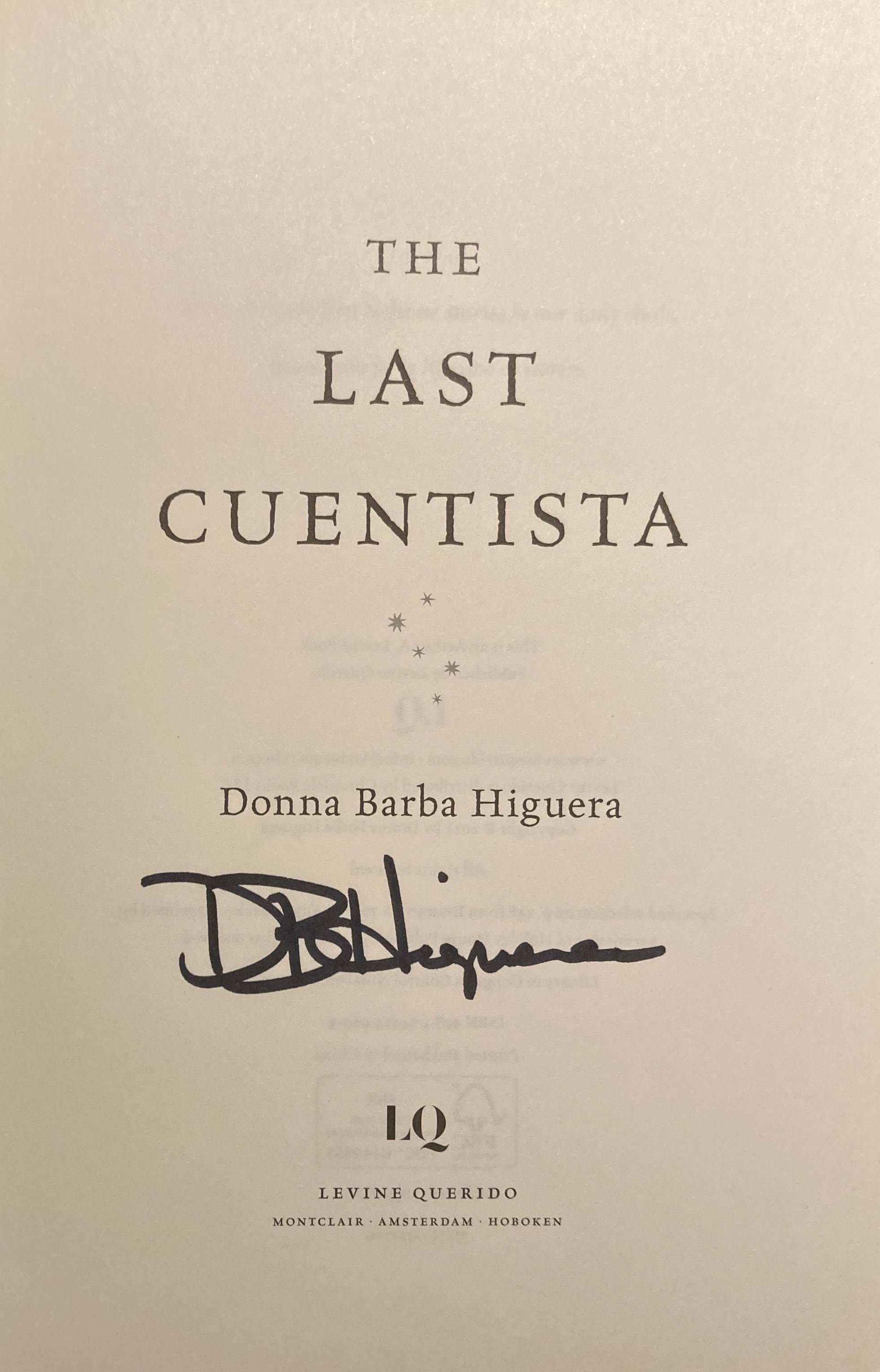 Last Cuentista – Books of Wonder