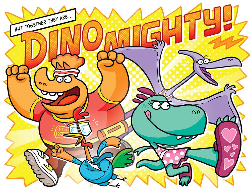 Dinomighty!: Dinosaur Graphic Novel – Books of Wonder